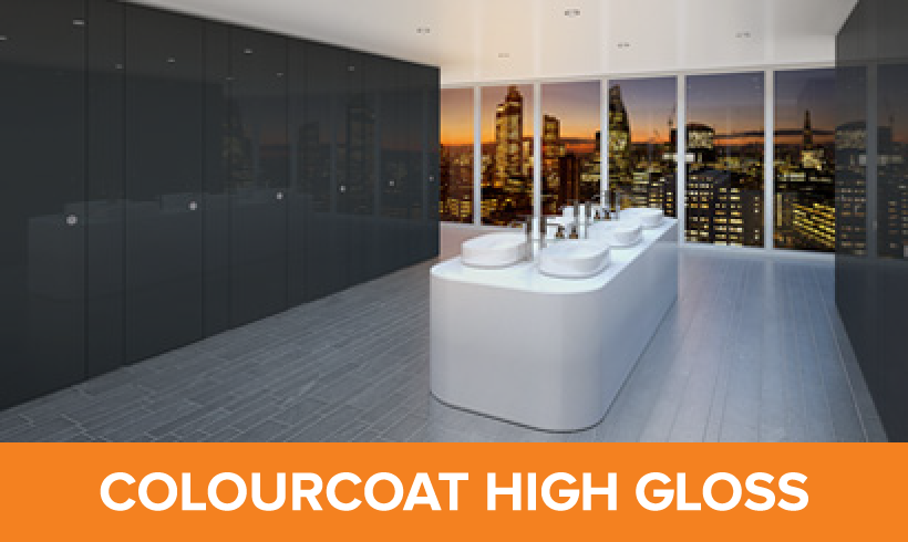 Sylan ColourCoat Gloss Cubicle | Luxury Commercial Washrooms